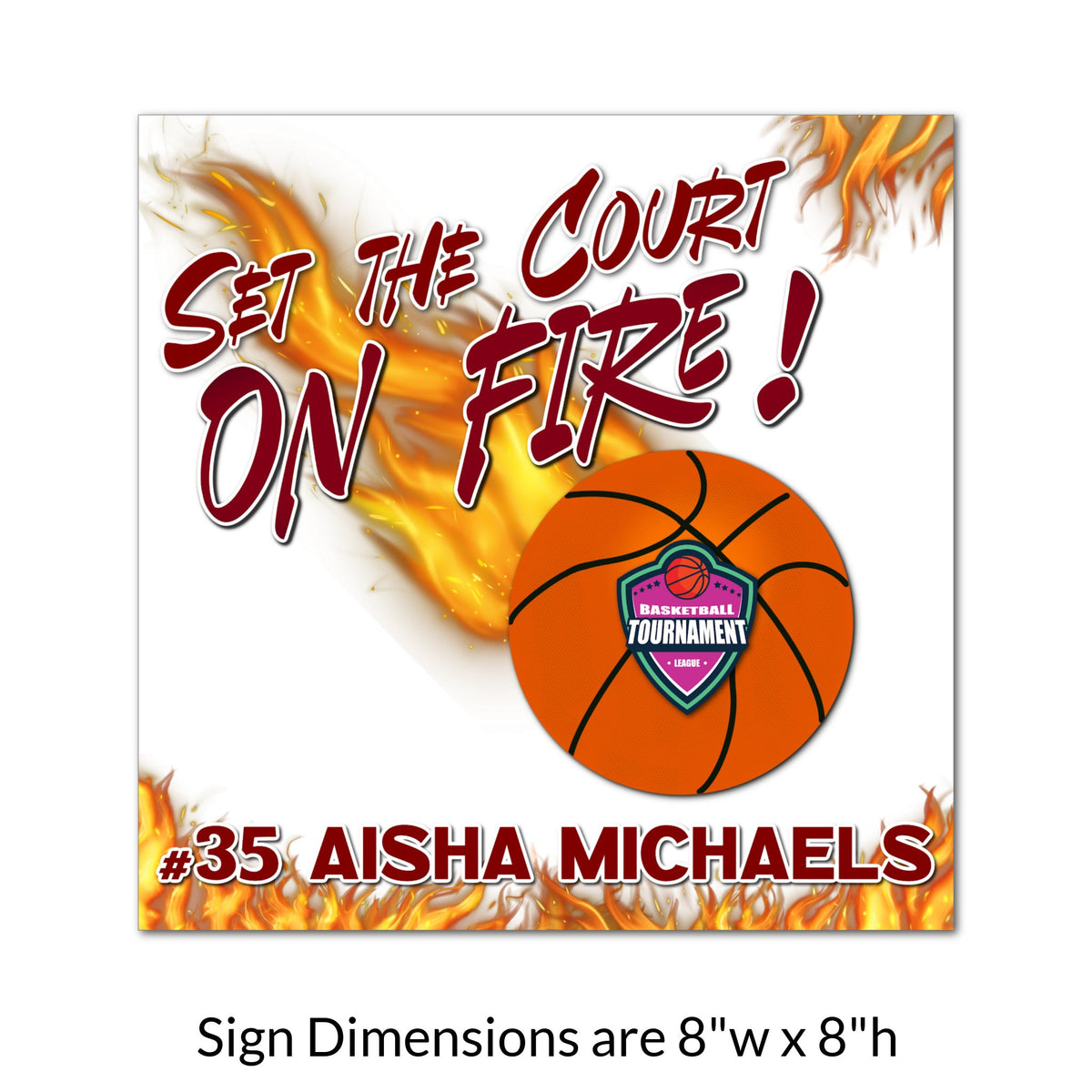 Basketball Set the Court on Fire Digital Download Locker Decoration ...
