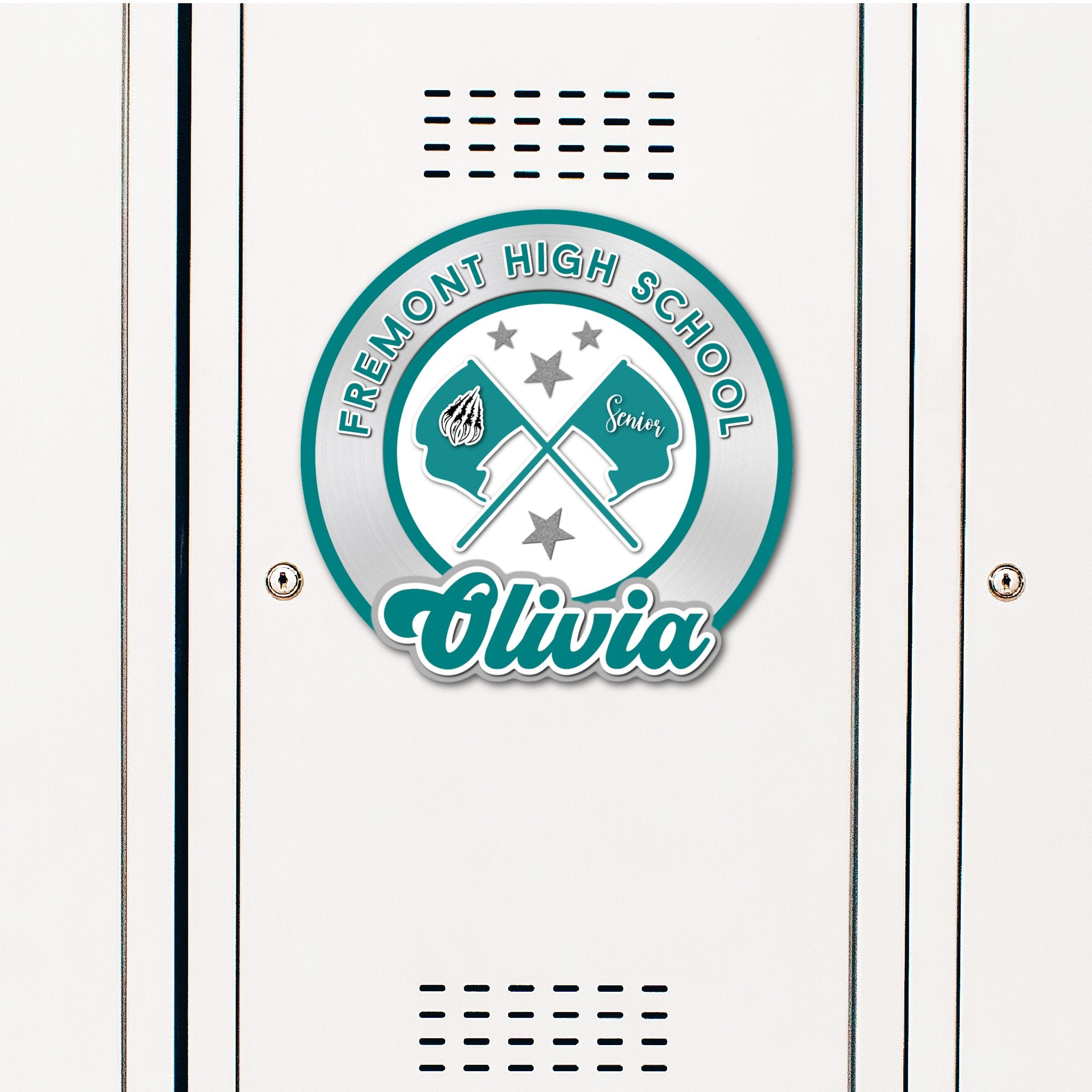 Color Guard Circle Locker Decoration - PRACTICALLY PERFECT PRINTABLES ...