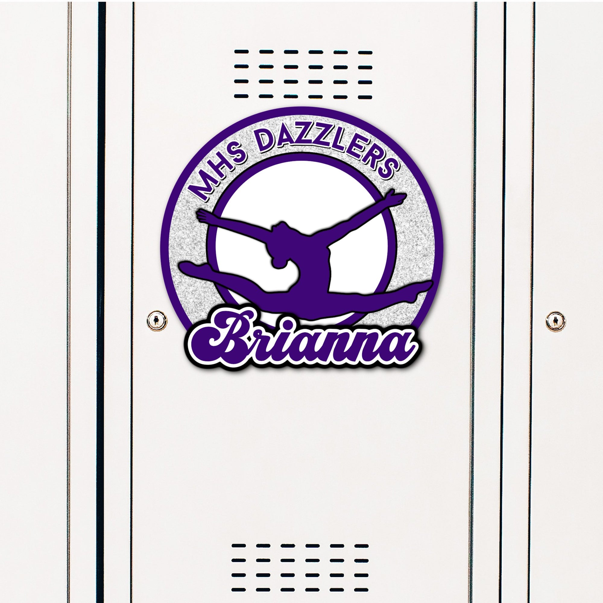 Gymnastics Circle Locker Decoration - PRACTICALLY PERFECT PRINTABLES ...