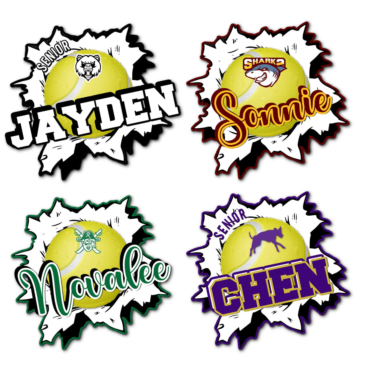 Ripped Tennis Locker Magnet - PRACTICALLY PERFECT PRINTABLES ...