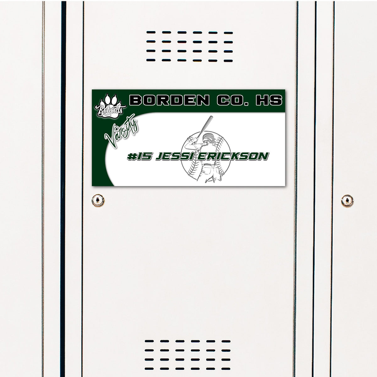 Softball Rectangle Locker Decoration - PRACTICALLY PERFECT PRINTABLES ...