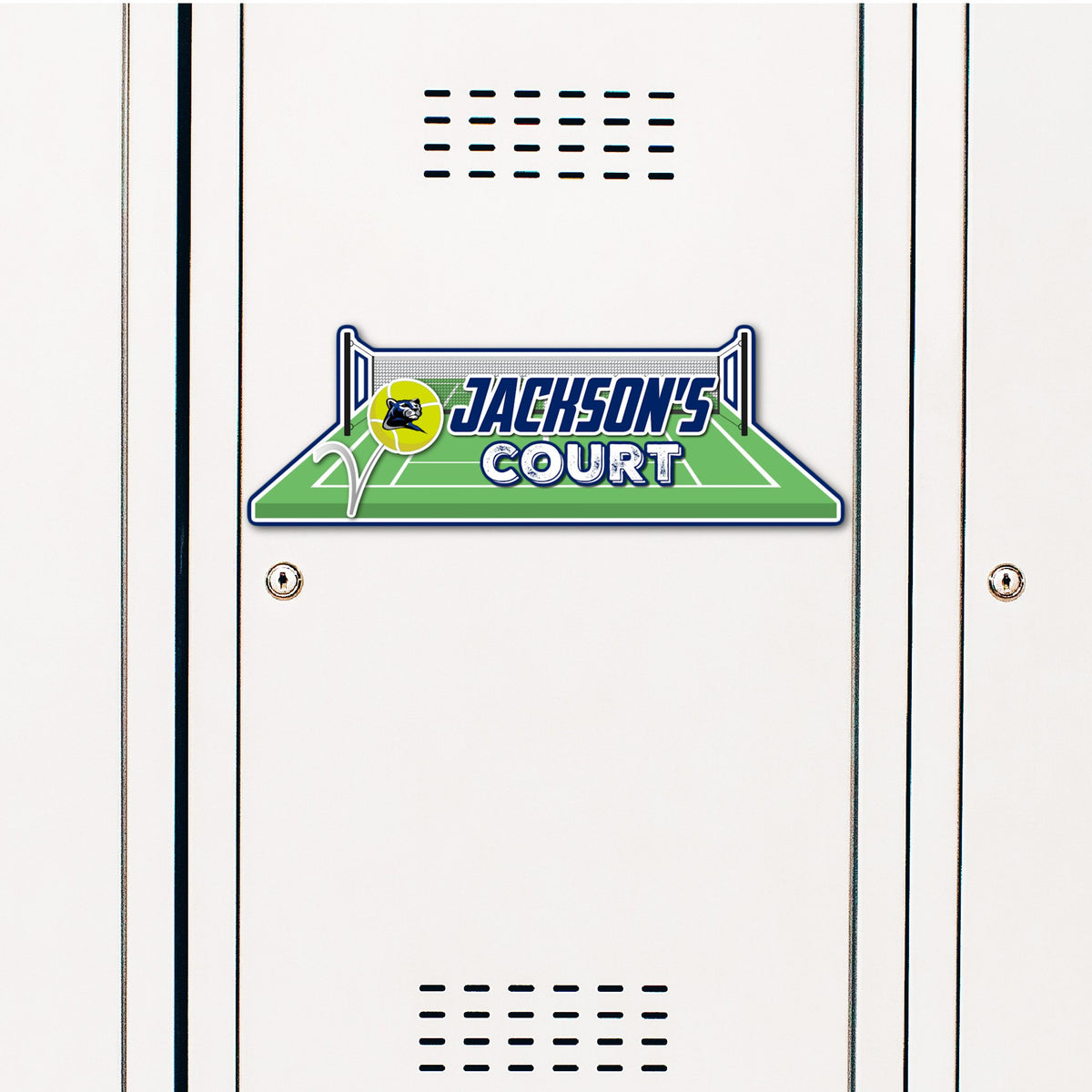 Tennis Court Locker Decoration - PRACTICALLY PERFECT PRINTABLES ...