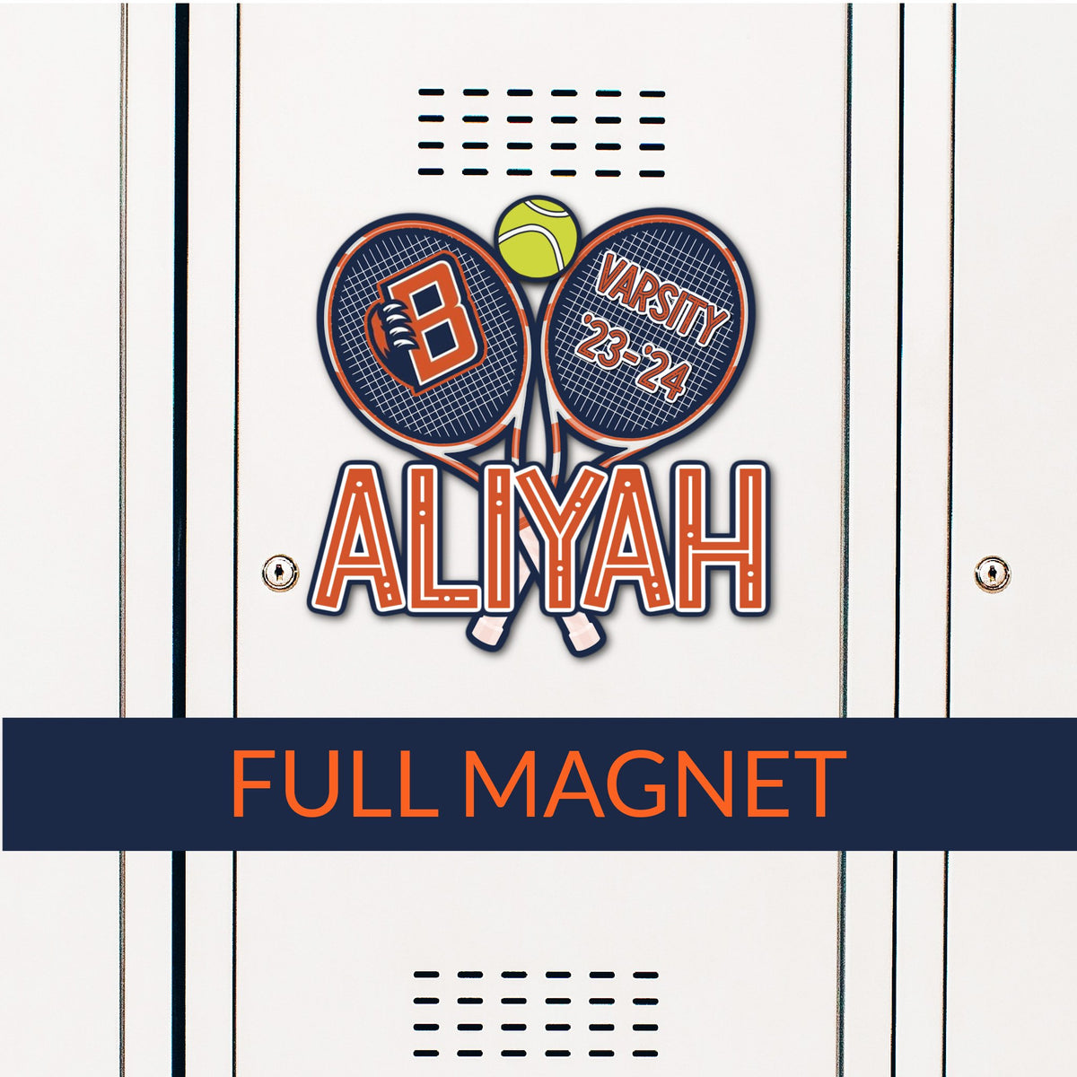 Tennis Racket Locker Magnet - PRACTICALLY PERFECT PRINTABLES ...