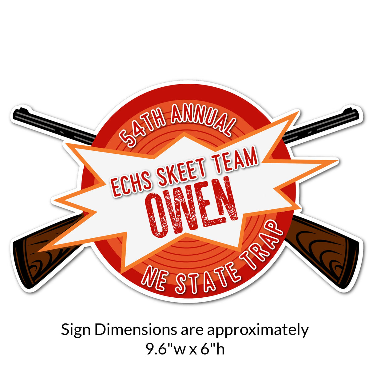 Trap & Skeet Shooting Locker Decoration - PRACTICALLY PERFECT ...